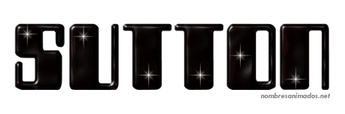 Gifs Animados del Nombre Sutton. Imágenes gifs. Firmas animadas
