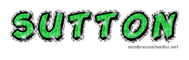 Gifs Animados del Nombre Sutton. Imágenes gifs. Firmas animadas