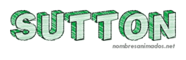 Gifs Animados del Nombre Sutton. Imágenes gifs. Firmas animadas