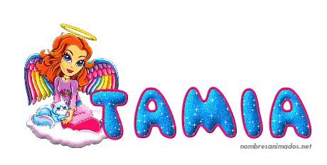 Gifs Animados del Nombre Tamia. Imágenes gifs. Firmas animadas