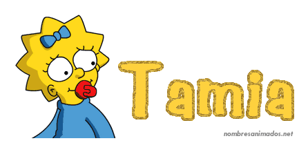 Gifs Animados del Nombre Tamia. Imágenes gifs. Firmas animadas