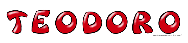 Gifs Animados del Nombre Teodoro. Imágenes gifs. Firmas animadas