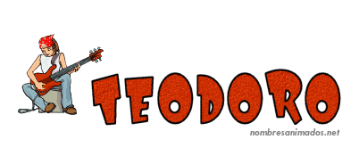Gifs Animados del Nombre Teodoro. Imágenes gifs. Firmas animadas