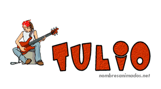 Gifs Animados del Nombre Tulio. Imágenes gifs. Firmas animadas