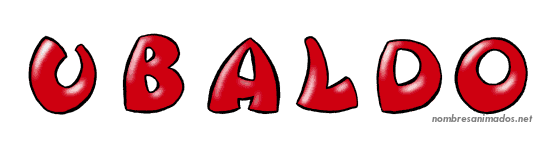 Gifs Animados del Nombre Ubaldo. Imágenes gifs. Firmas animadas
