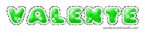 Gifs Animados del Nombre Valente. Imágenes gifs. Firmas animadas