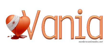 Gifs Animados del Nombre Vania. Imágenes gifs. Firmas animadas
