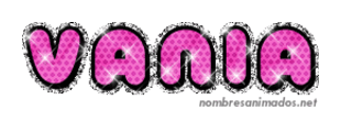 Gifs Animados del Nombre Vania. Imágenes gifs. Firmas animadas