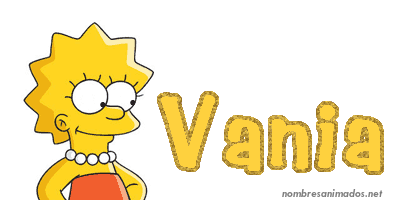 Gifs Animados del Nombre Vania. Imágenes gifs. Firmas animadas