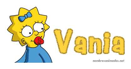 Gifs Animados del Nombre Vania. Imágenes gifs. Firmas animadas