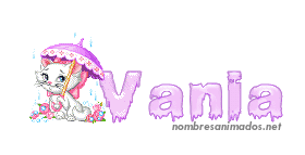 Gifs Animados del Nombre Vania. Imágenes gifs. Firmas animadas