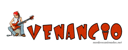 Gifs Animados del Nombre Venancio. Imágenes gifs. Firmas animadas