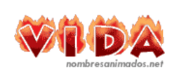 Gifs Animados del Nombre Vida. Imágenes gifs. Firmas animadas