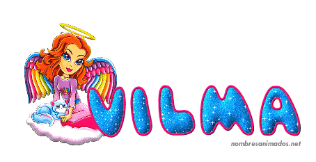 Gifs Animados del Nombre Vilma. Imágenes gifs. Firmas animadas