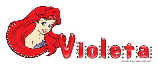 Gifs Animados del Nombre Violeta. Imágenes gifs. Firmas animadas