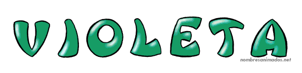 Gifs Animados del Nombre Violeta. Imágenes gifs. Firmas animadas