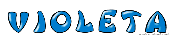 Gifs Animados del Nombre Violeta. Imágenes gifs. Firmas animadas