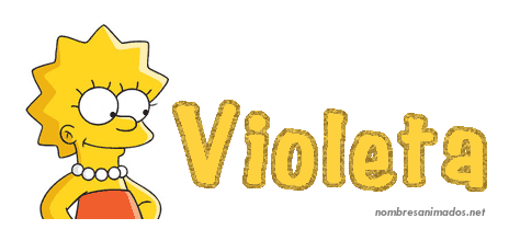 Gifs Animados del Nombre Violeta. Imágenes gifs. Firmas animadas