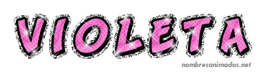 Gifs Animados del Nombre Violeta. Imágenes gifs. Firmas animadas