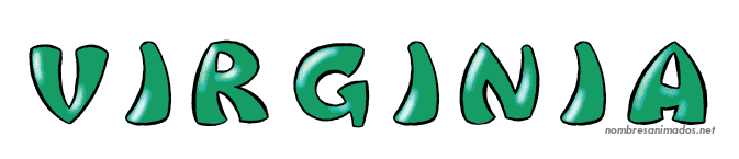 Gifs Animados del Nombre Virginia. Imágenes gifs. Firmas animadas