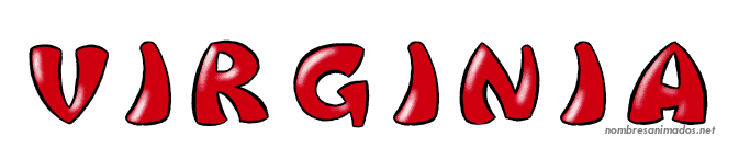 Gifs Animados del Nombre Virginia. Imágenes gifs. Firmas animadas