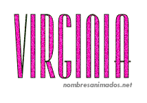 Gifs Animados del Nombre Virginia. Imágenes gifs. Firmas animadas