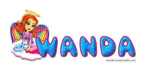 Gifs Animados del Nombre Wanda. Imágenes gifs. Firmas animadas