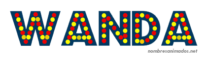 Gifs Animados del Nombre Wanda. Imágenes gifs. Firmas animadas