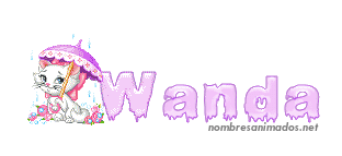 Gifs Animados del Nombre Wanda. Imágenes gifs. Firmas animadas