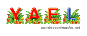 Gifs Animados del Nombre Yael. Imágenes gifs. Firmas animadas