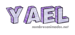 Gifs Animados del Nombre Yael. Imágenes gifs. Firmas animadas
