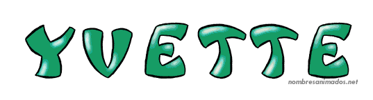 Gifs Animados del Nombre Yvette. Imágenes gifs. Firmas animadas