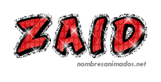 Gifs Animados del Nombre Zaid. Imágenes gifs. Firmas animadas