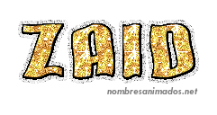 Gifs Animados del Nombre Zaid. Imágenes gifs. Firmas animadas