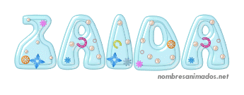 Gifs Animados del Nombre Zaida. Imágenes gifs. Firmas animadas