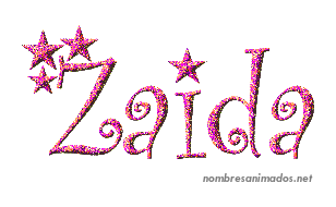 Gifs Animados del Nombre Zaida. Imágenes gifs. Firmas animadas