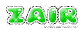 Gifs Animados del Nombre Zair. Imágenes gifs. Firmas animadas