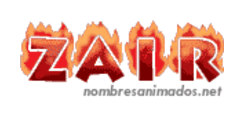 Gifs Animados del Nombre Zair. Imágenes gifs. Firmas animadas