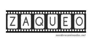 Gifs Animados del Nombre Zaqueo. Imágenes gifs. Firmas animadas