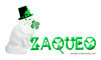 Gifs Animados del Nombre Zaqueo. Imágenes gifs. Firmas animadas