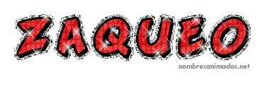 Gifs Animados del Nombre Zaqueo. Imágenes gifs. Firmas animadas