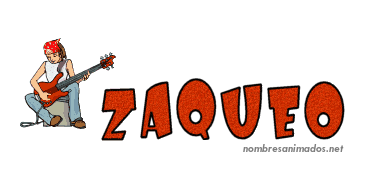 Gifs Animados del Nombre Zaqueo. Imágenes gifs. Firmas animadas