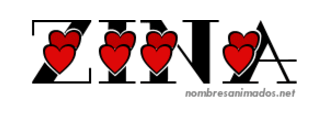 Gifs Animados del Nombre Zina. Imágenes gifs. Firmas animadas